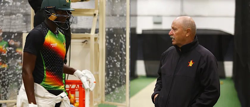 David Houghton (Zimbabwe Coach) Post-Match Press Conference: Scotland v ...