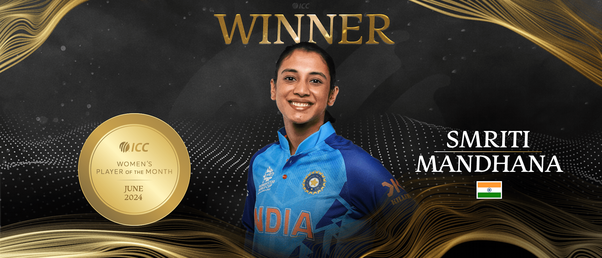 ICC Women’s Player of the Month for June crowned