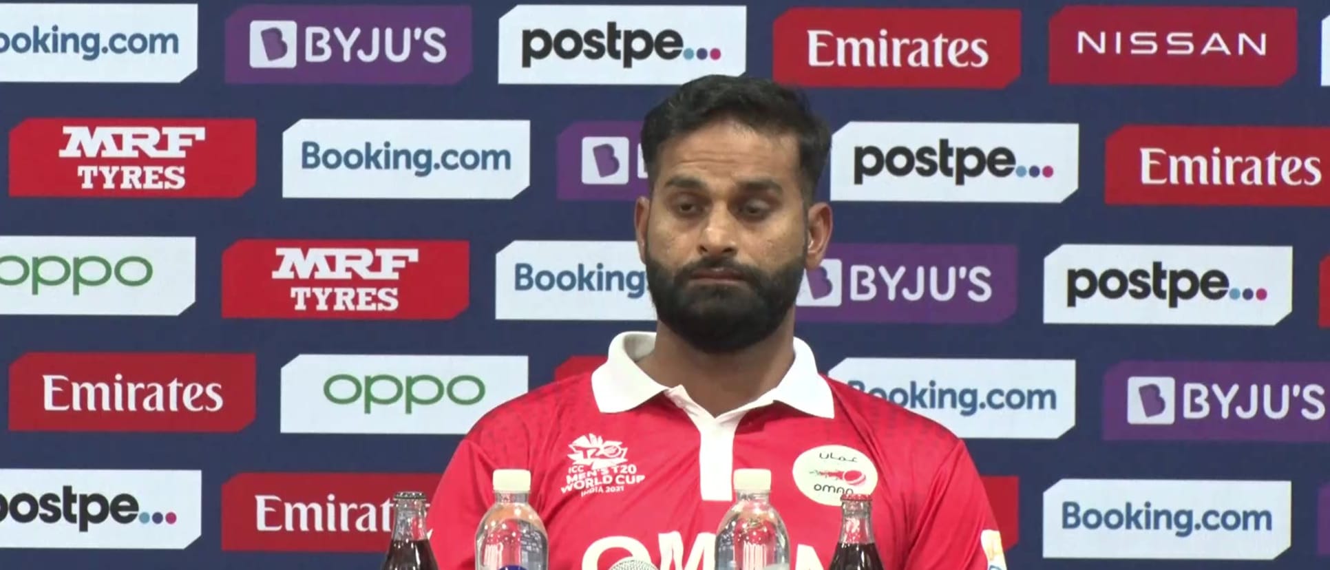 18 October - Oman - Oman's Khawar Ali pre-match press conference