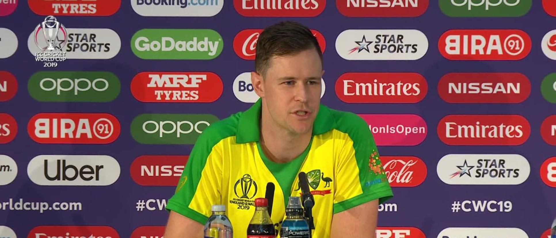 25 June - Lord's - Australia player Jason Behrendorff post-match press ...