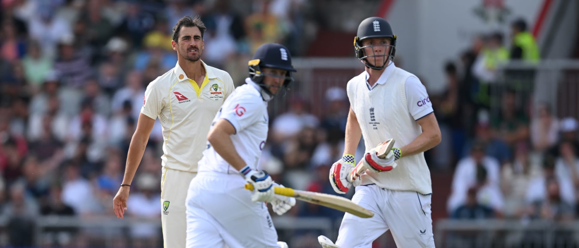 Record-breaking stand between Zak Crawley and Joe Root give England the ...