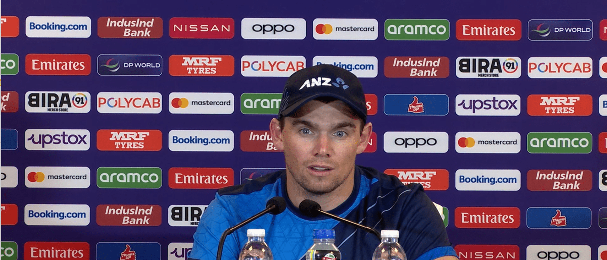 21 October - Dharamsala - New Zealand Captain Tom Latham pre-match ...
