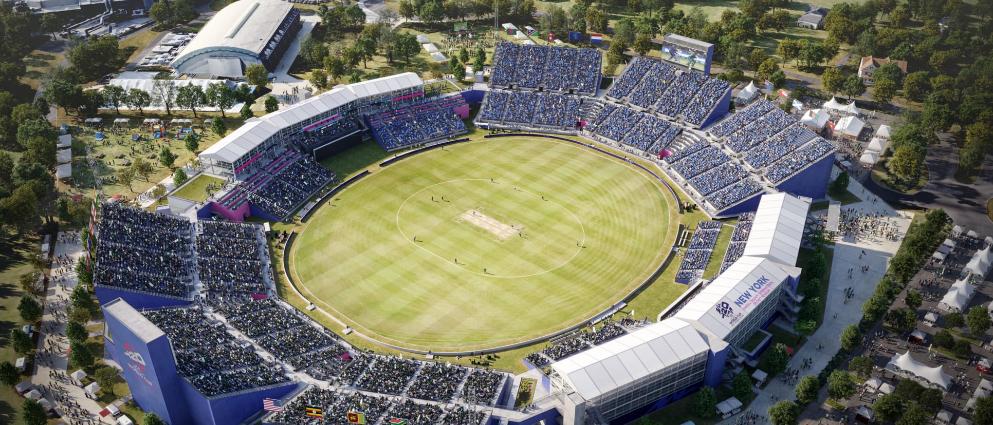 State of the art Nassau County International Cricket Stadium in New ...