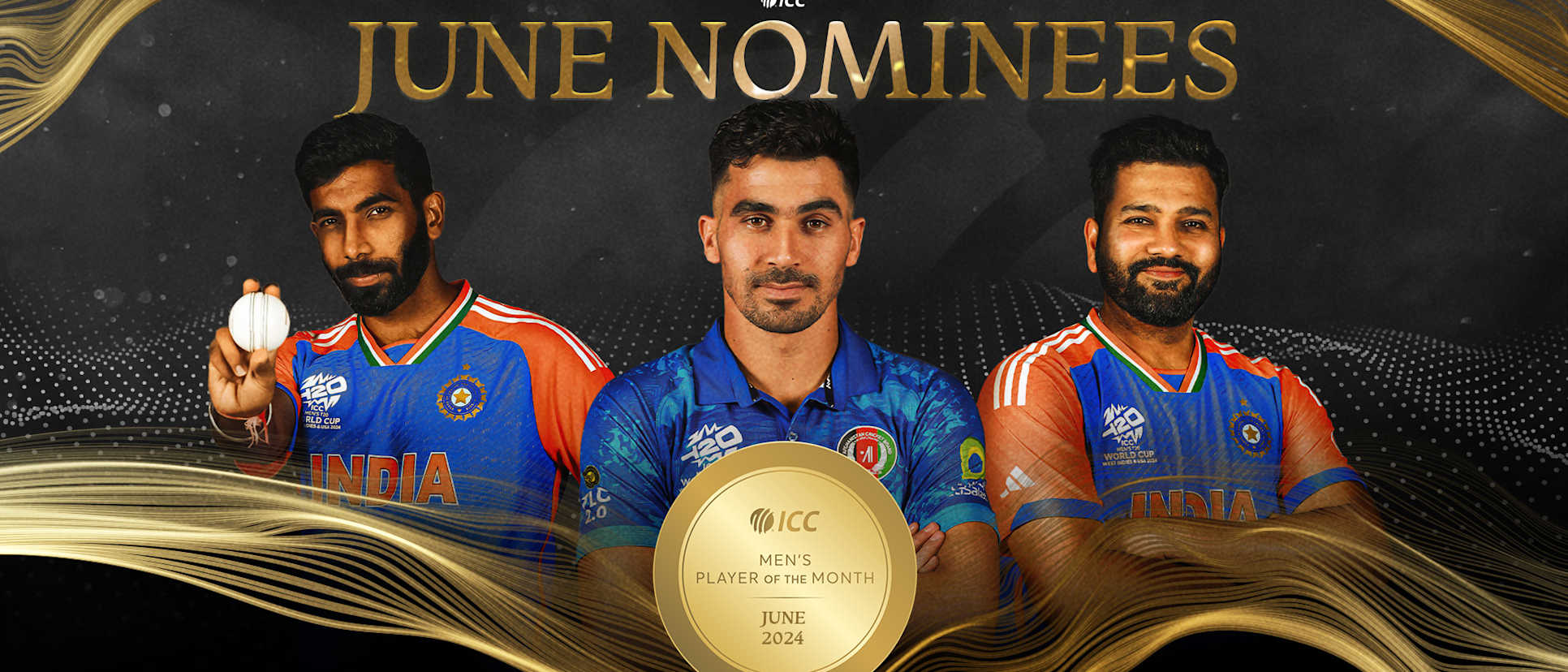 Star names among ICC Player of The Month Nominees for June