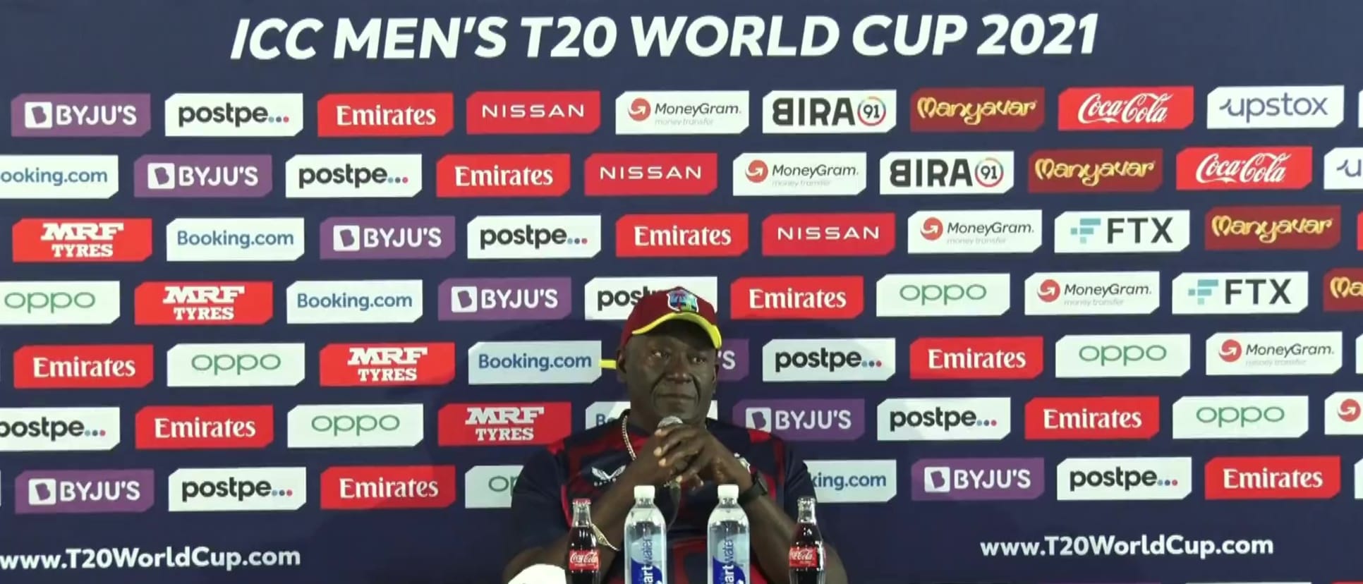 25 October - Abu Dhabi - West Indies Coach Roddy Estwick pre-match ...