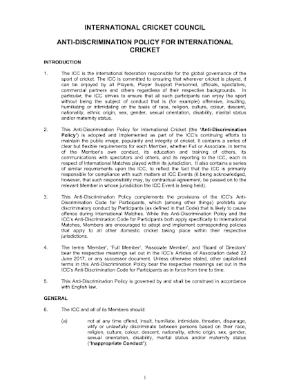 About ICC Cricket | International Cricket Council